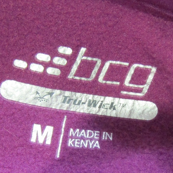 bcg | Jackets & Coats | New Bcg Training Plum Purple Truwick Jacket M ...
